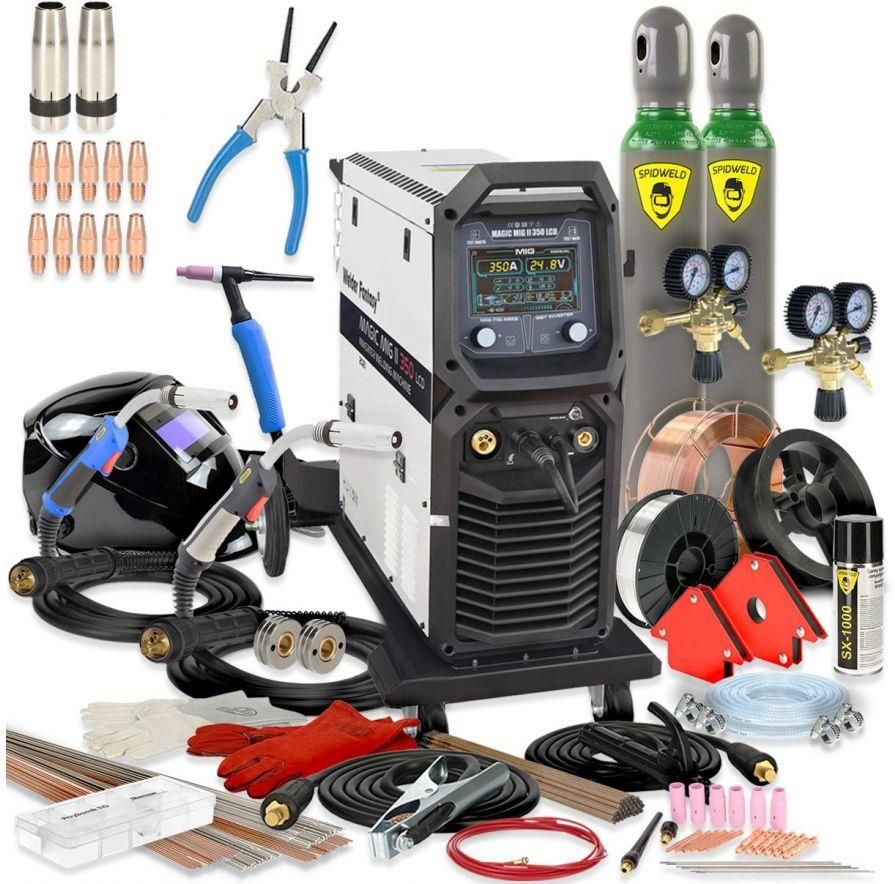 Spawarka Welder Fantasy Spawarka Magic Mig Ii 350 Lcd Zestaw Pakiet ...