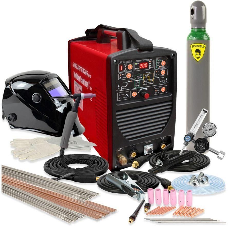 Spawarka Welder Fantasy Spawarka Mini Jet Tig 200 Ac/Dc Igbt Zestaw ...
