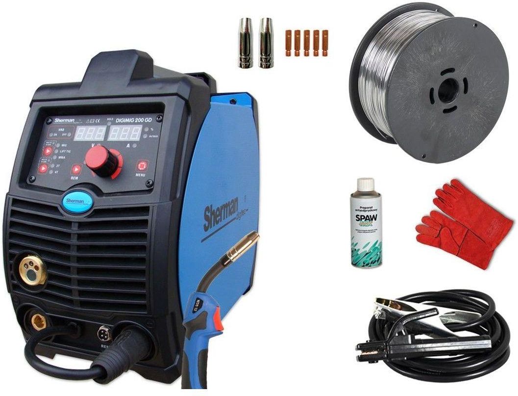 Spawarka Sherman Spawarka Digimig 200Gd Synergia Zestaw Pakiet Akcesoriów 1 ...