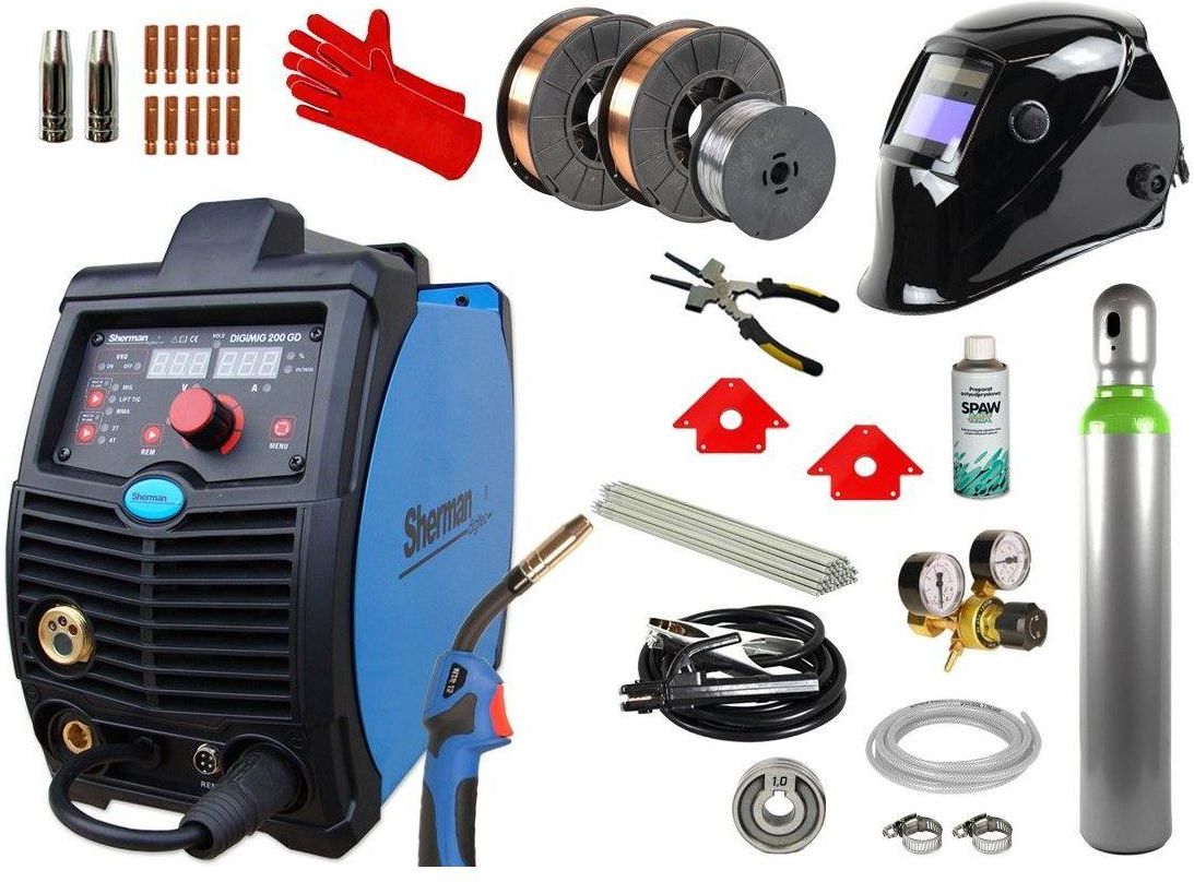 Spawarka Sherman Spawarka Digimig 200Gd Synergia Zestaw Pakiet Akcesoriów 4 ...