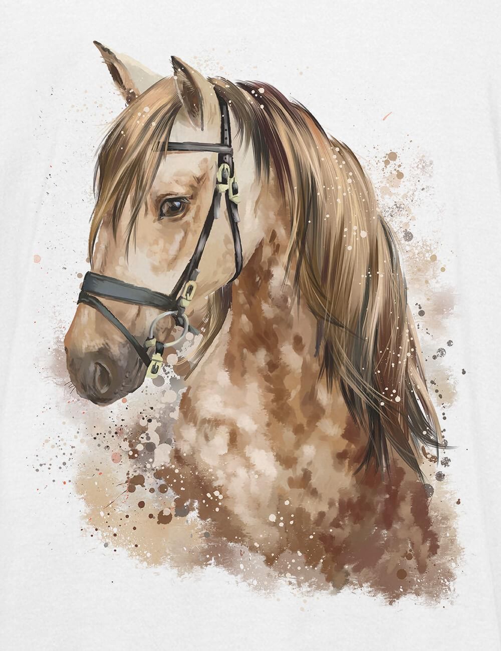 HORSE WATERCOLOR BROWN koszulka męska white XXL - Ceny i opinie - Ceneo.pl