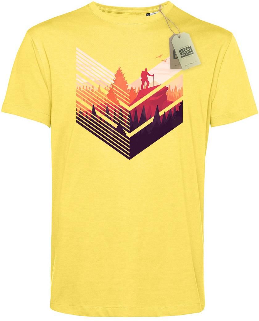 HIKING COLOR koszulka męska yellow fizz L - Ceny i opinie - Ceneo.pl
