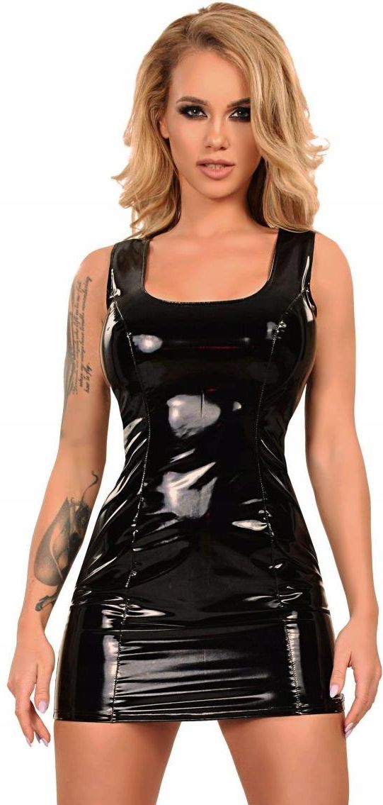 Anita Berg Dla Dominy Sukienka Do Bondage czarny lack L Bdsm (ABL18900301) - Ceneo.pl