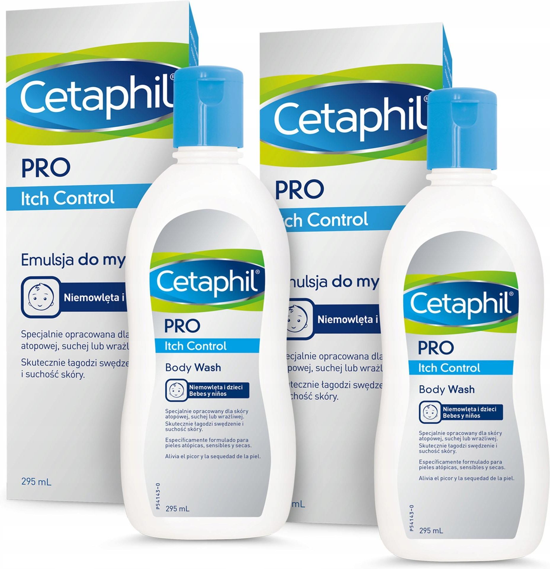 Cetaphil Pro Itch Emulsja Do Mycia 2x295ml - Opinie i ceny na Ceneo.pl