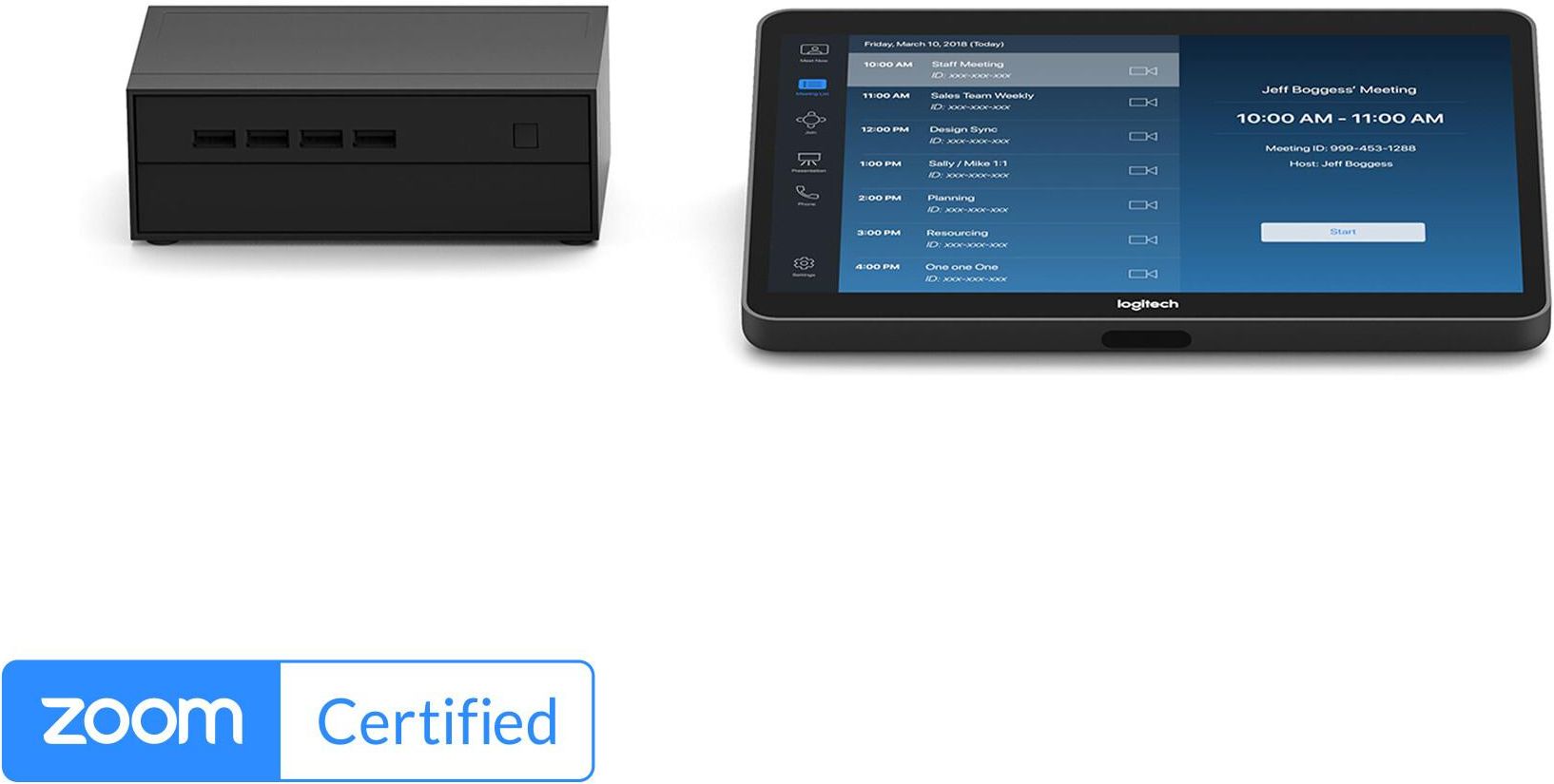 Logitech Tap Ip Room Solution Dla Zoom Pakiet Podstawowy ...