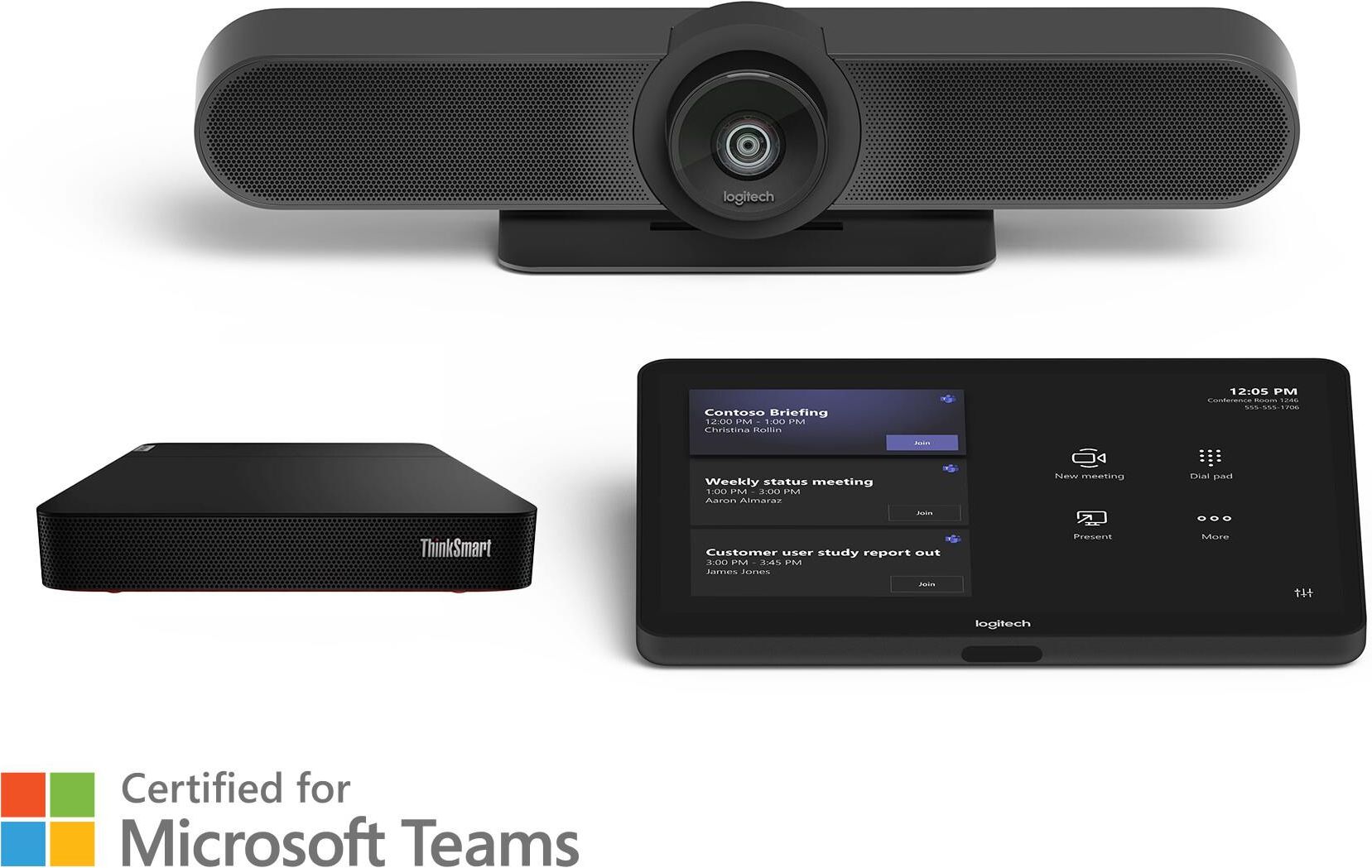 Logitech Tap Room Solution Dla Microsoft Teams Z Lenovo Thinksmart ...