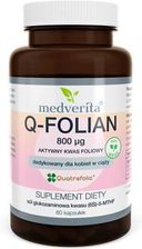 Medverita Q Folian 800 µg Quatrefolic Aktywny Kwas Foliowy 60 kaps ...