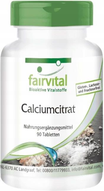 Fairvital Cytrynian Wapnia 90 tabl - Opinie i ceny na Ceneo.pl