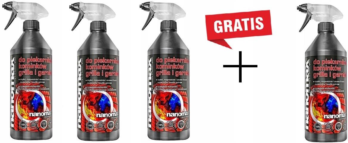 Nanomax Zestaw 3+1 Czyszczenie Grill 1L - Opinie i atrakcyjne ceny na ...