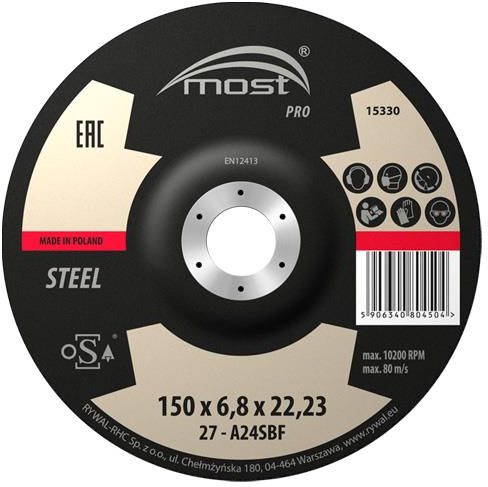 Ściernica MOST PRO 27 150x6.8x22 METAL - Opinie i ceny na Ceneo.pl