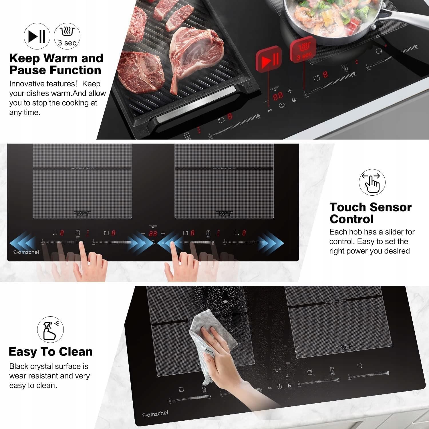 Płyta elektryczna Bora PKAS3FIAB - Ceneo.pl