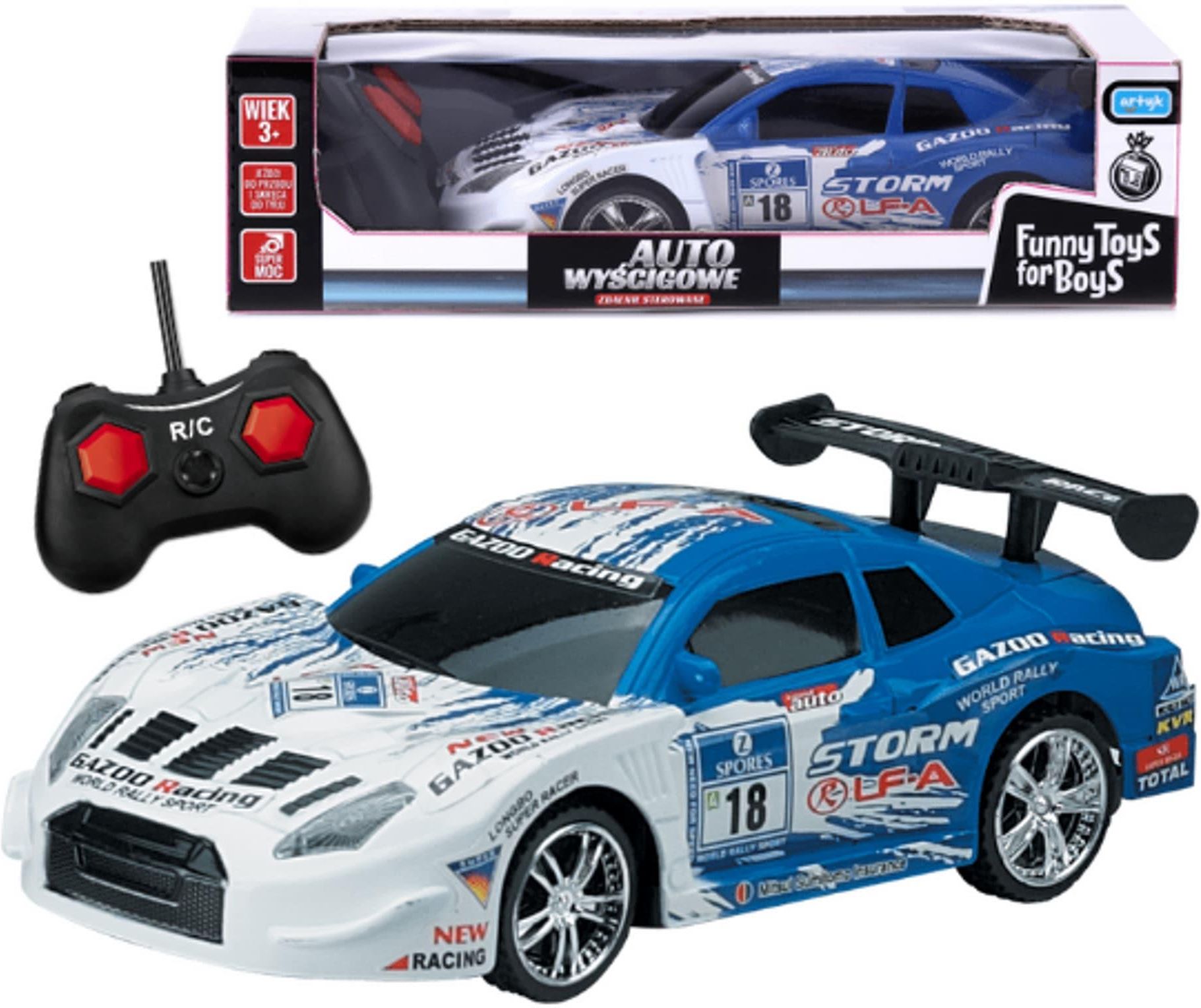 Artyk Auto Wyścigowe Zdalnie Sterowane Toys For Boys 1:22 - Ceny i ...
