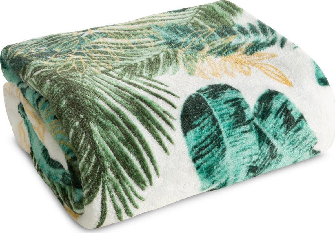 Eurofirany Koc 150X200 Mikrofibra Dawosa Biały+Zieleń 12736544 - Opinie ...