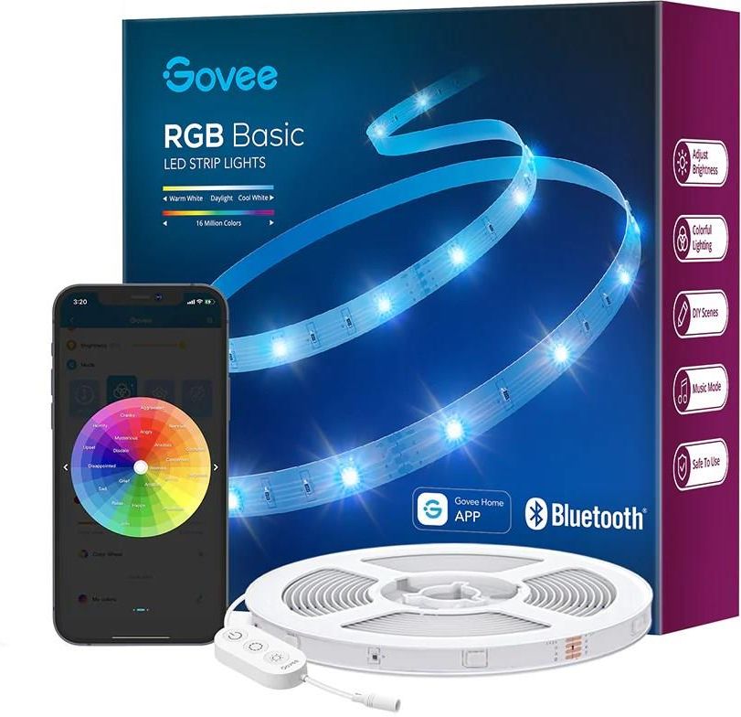 GOVEE TAŚMA LED RGB H615B 10M PILOT BLUETOOTH RGB - Opinie i atrakcyjne ...