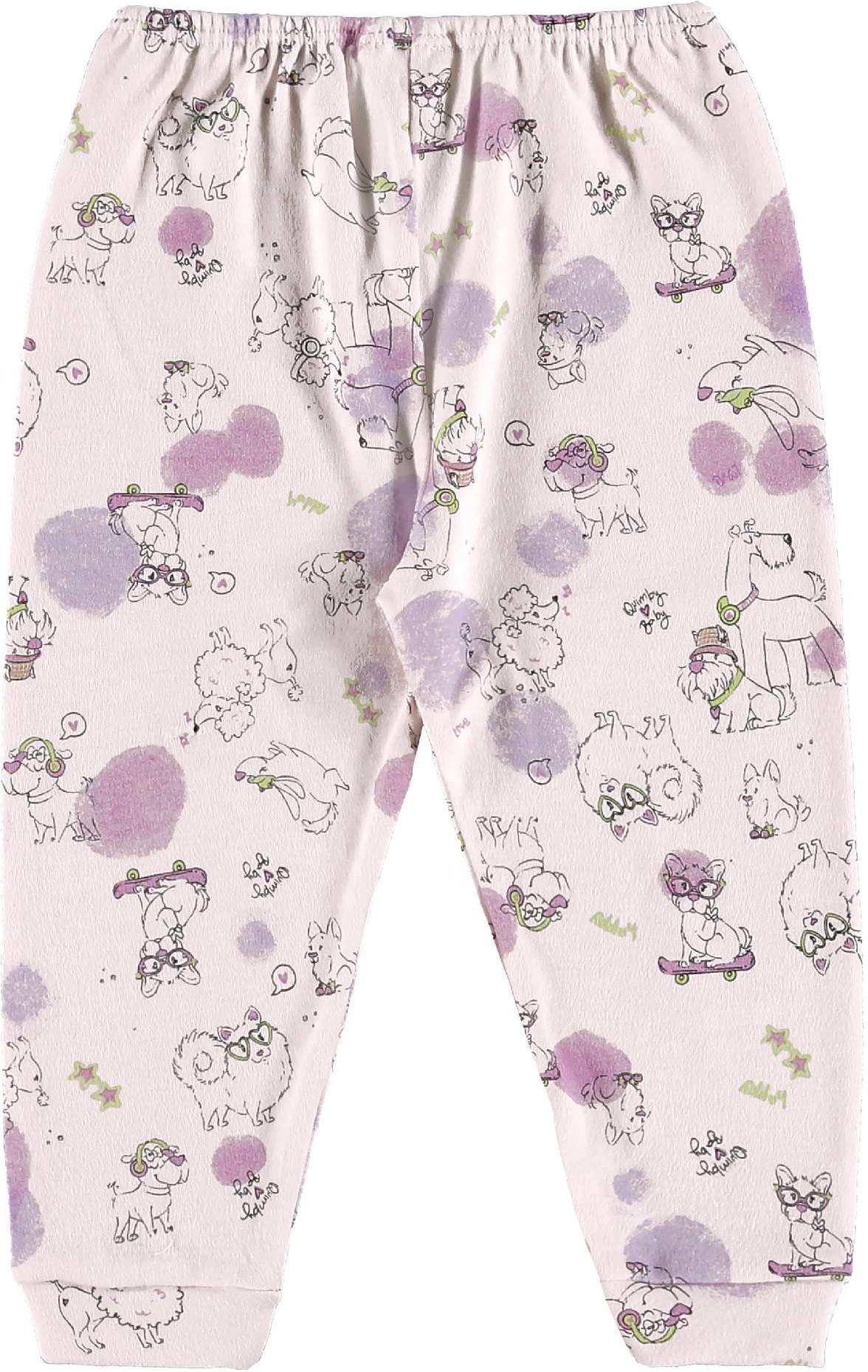 Spodnie dziewczęce, jasnoróżowe, Quimby QUIMBY - Ceny i opinie - Ceneo.pl