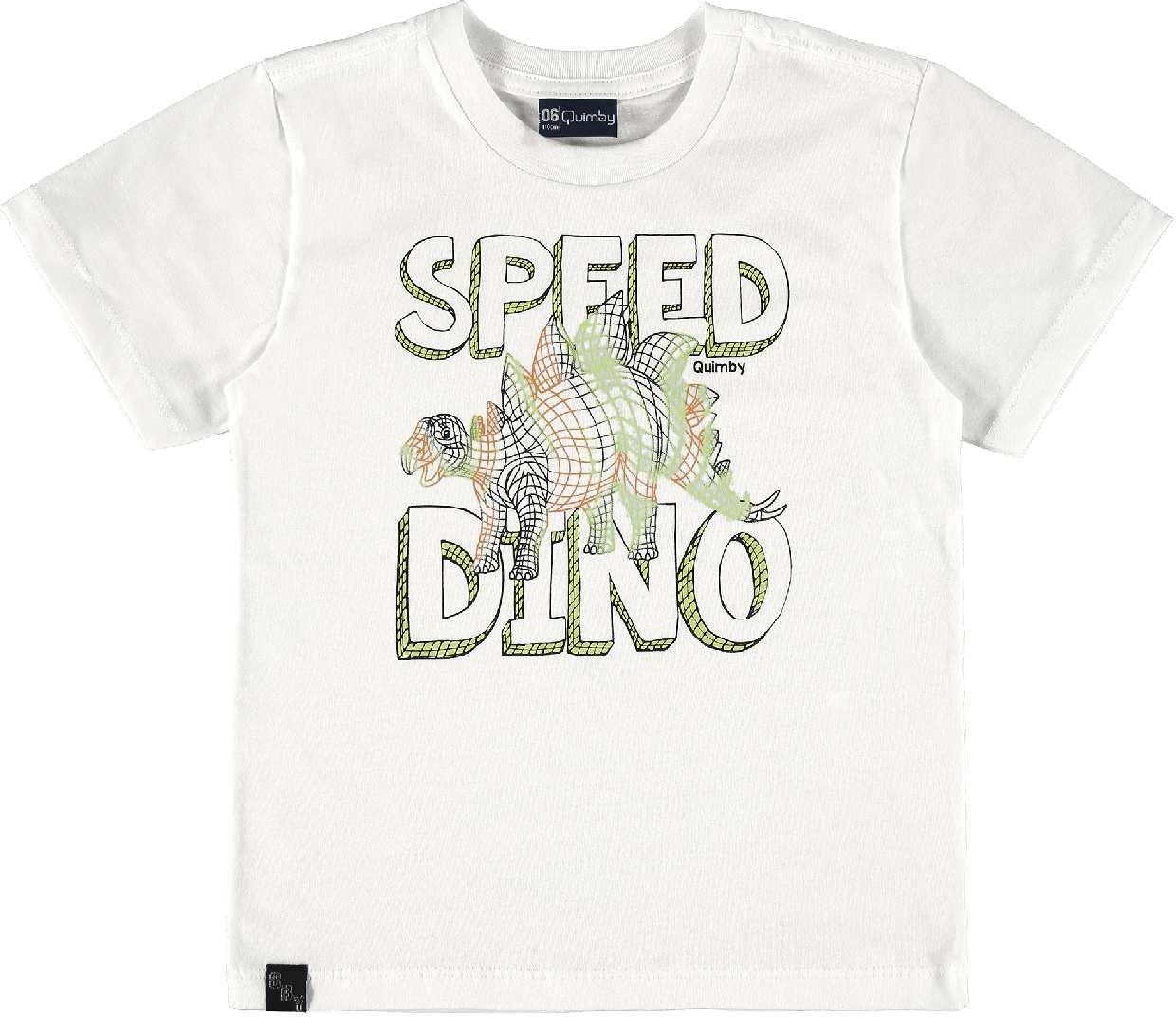 T-shirt chłopięcy, biały, Quimby QUIMBY - Ceny i opinie - Ceneo.pl