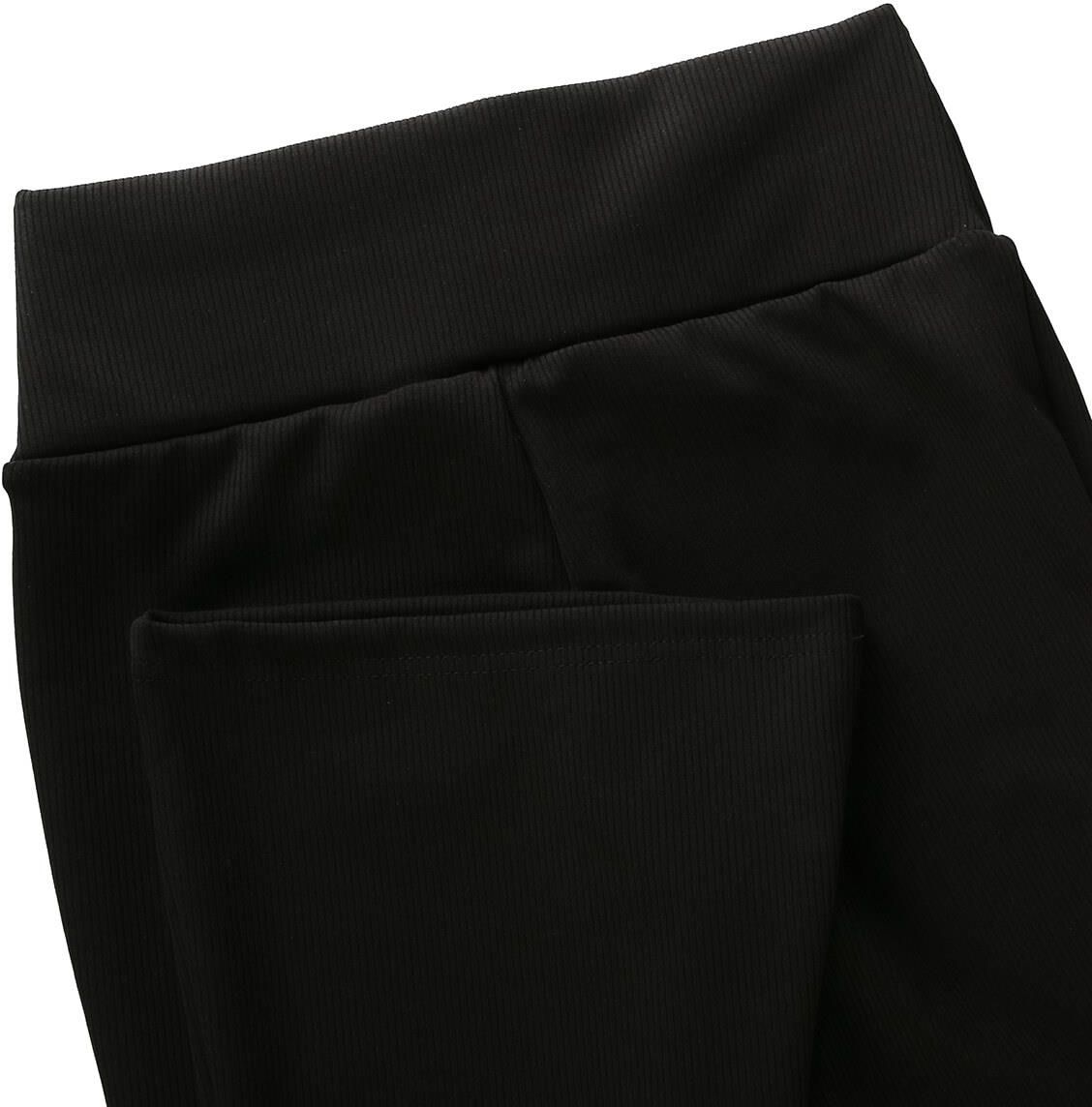 Legginsy dzwony damskie prążek, czarne, Hoop HOOP - Ceny i opinie ...