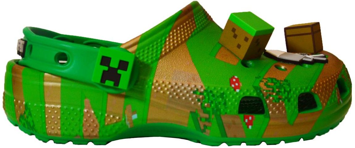 Klapki dziecięce Crocs Elevated Minecraft Classic Kids Clog - 208473 ...