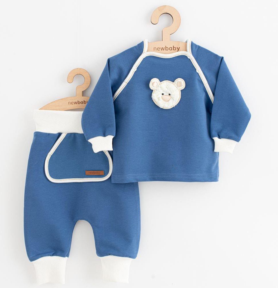 Dziecięce spodnie dresowe i bluza New Baby Sebastian niebieski - Ceny i ...