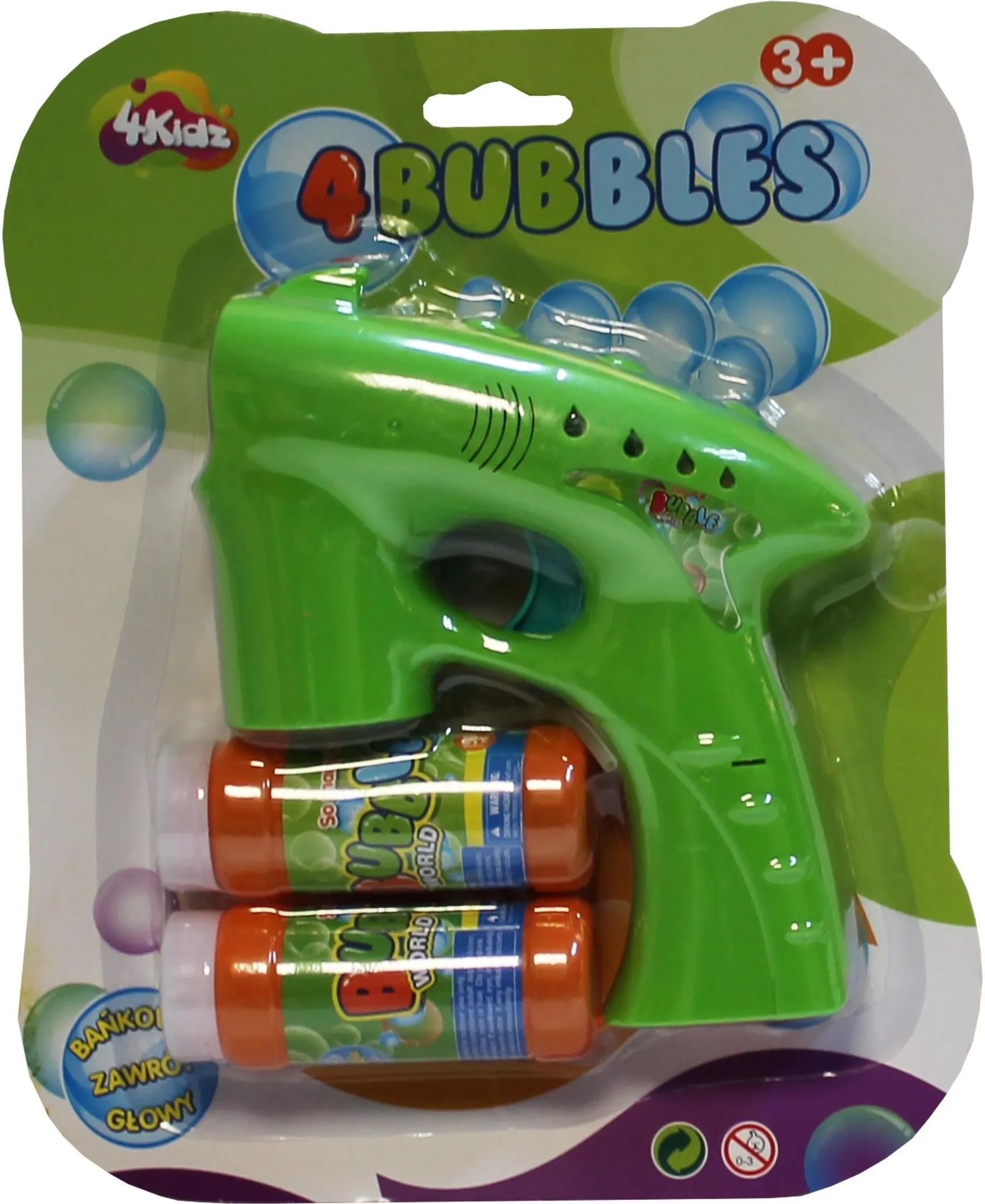 4Kidz Pistolet Do Baniek Z Dwoma Wkładami Zielony - Ceny i opinie ...