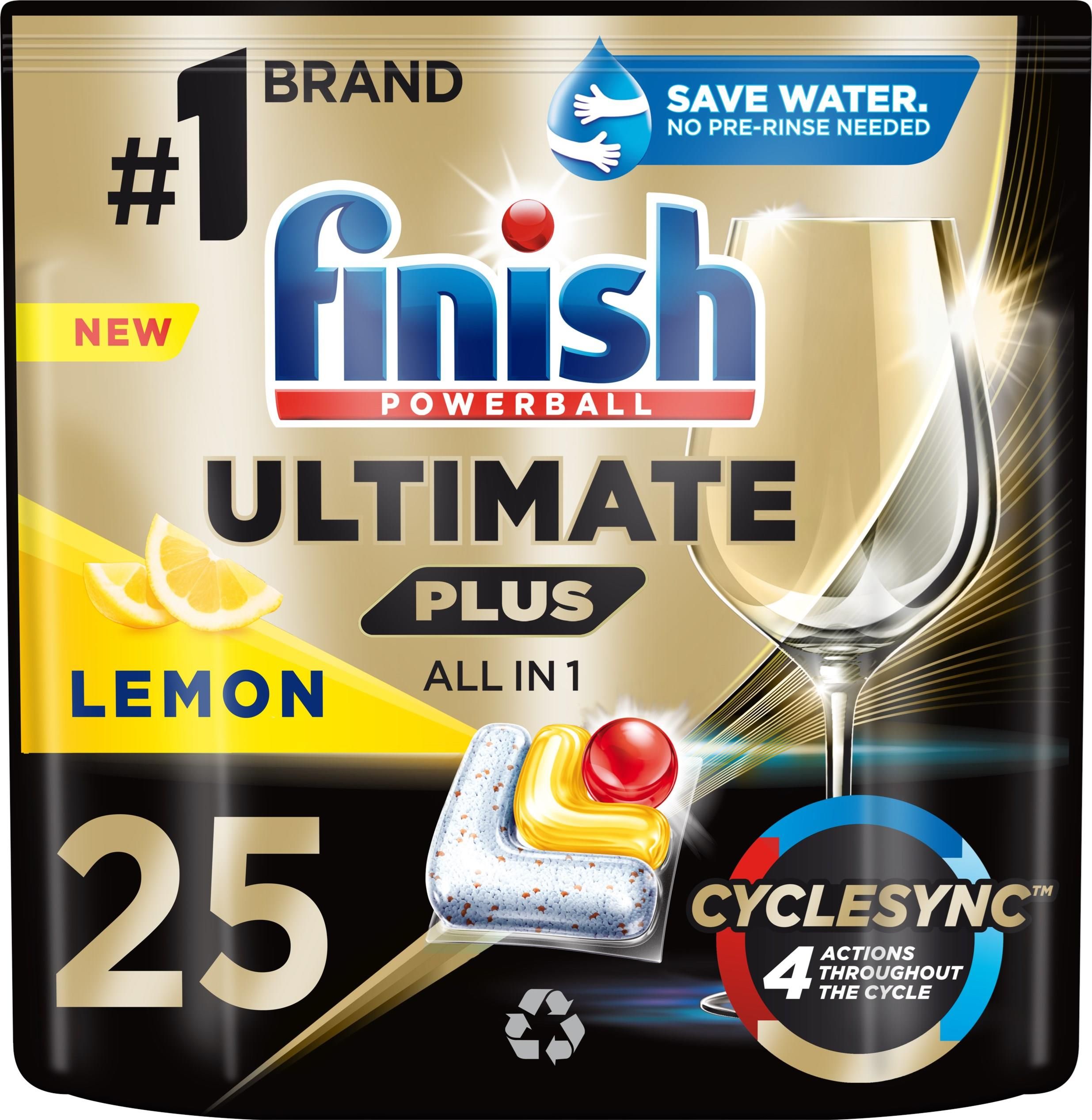FINISH Powerball Ultimate Plus All In 1 Lemon 25 szt. - Opinie i ...