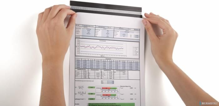 Listwa Samoprzylepna Magnetyczna 210Mm(5)Srebrny 470623 Durable Durafix ...