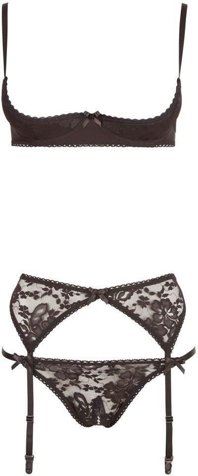 Cottelli Lingerie Shelf Bra Set 80C/M - Ceneo.pl