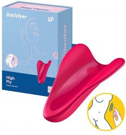 Satisfyer Wibrator Sex Masażer Na Palec High Fly - Ceneo.pl