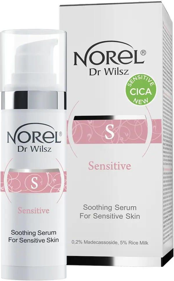 Serum do twarzy Norel Dr Wilsz Sensitive Cica Serum Dla Cery Wrazliwej Serum Nawilżające 30 ml ...