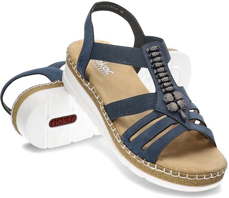 Granatowe Sandały Rieker Wygodne Buty Na Lato - Ceny i opinie - Ceneo.pl