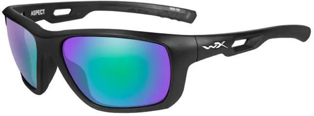 Wiley X Okulary Aspect Polarized Green Mirror Matte Black - Ceny i ...