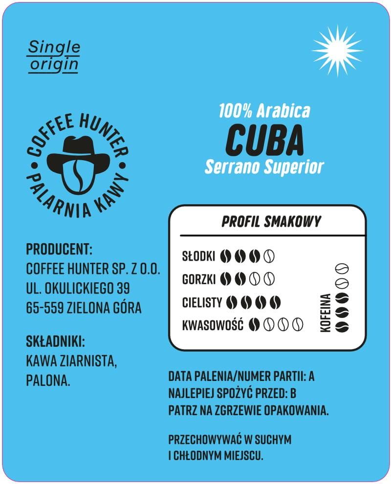Kawa Coffee Hunter Cuba Serrano Superior Ziarnista 250G - Ceny i opinie - Ceneo.pl