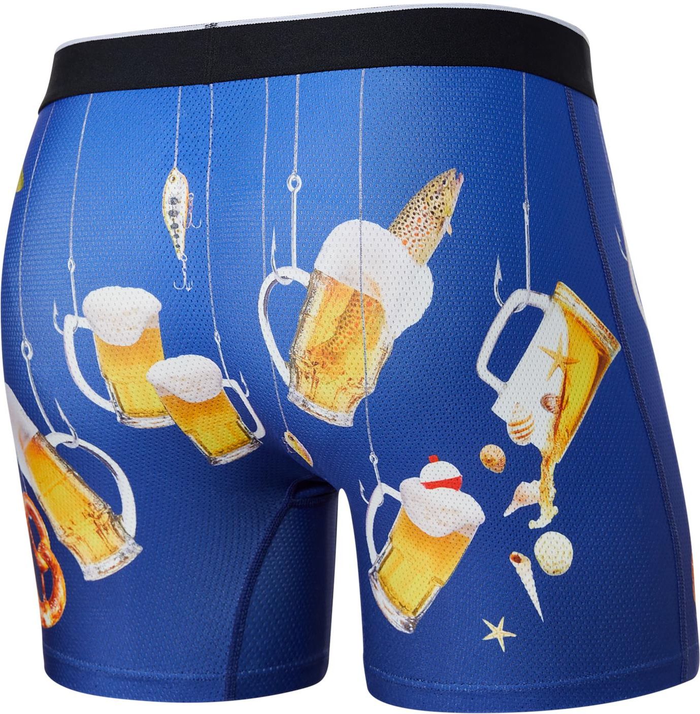 Bokserki męskie sportowe SAXX VOLT Boxer Brief piwo – niebieskie - Ceny ...