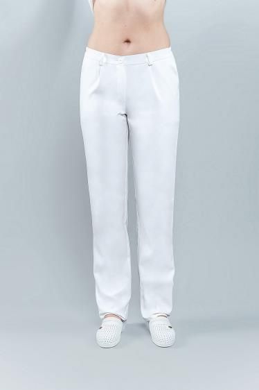 Spodnie białe damskie 75001/WHTH/38 Spodnie białe damskie 75001/WHTH/38 ...