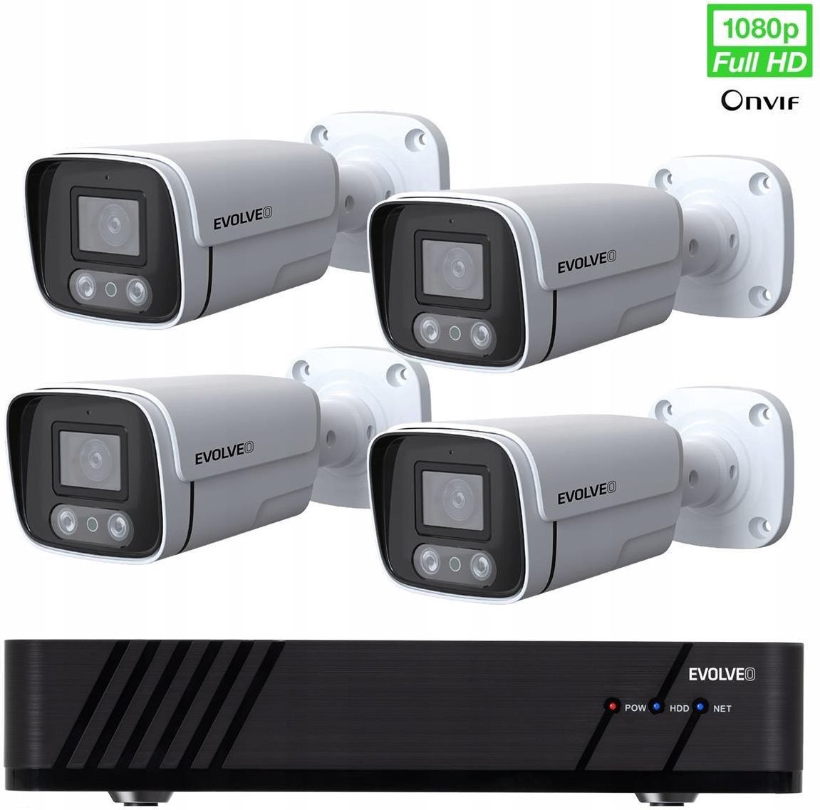 Zestaw do monitoringu System Kamer Evolveo Detective Poe8 Smart (Det ...