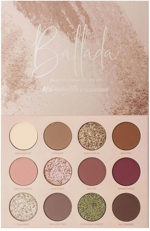 Glam Shop Paleta Cieni Do Powiek Ballada - Opinie i ceny na Ceneo.pl