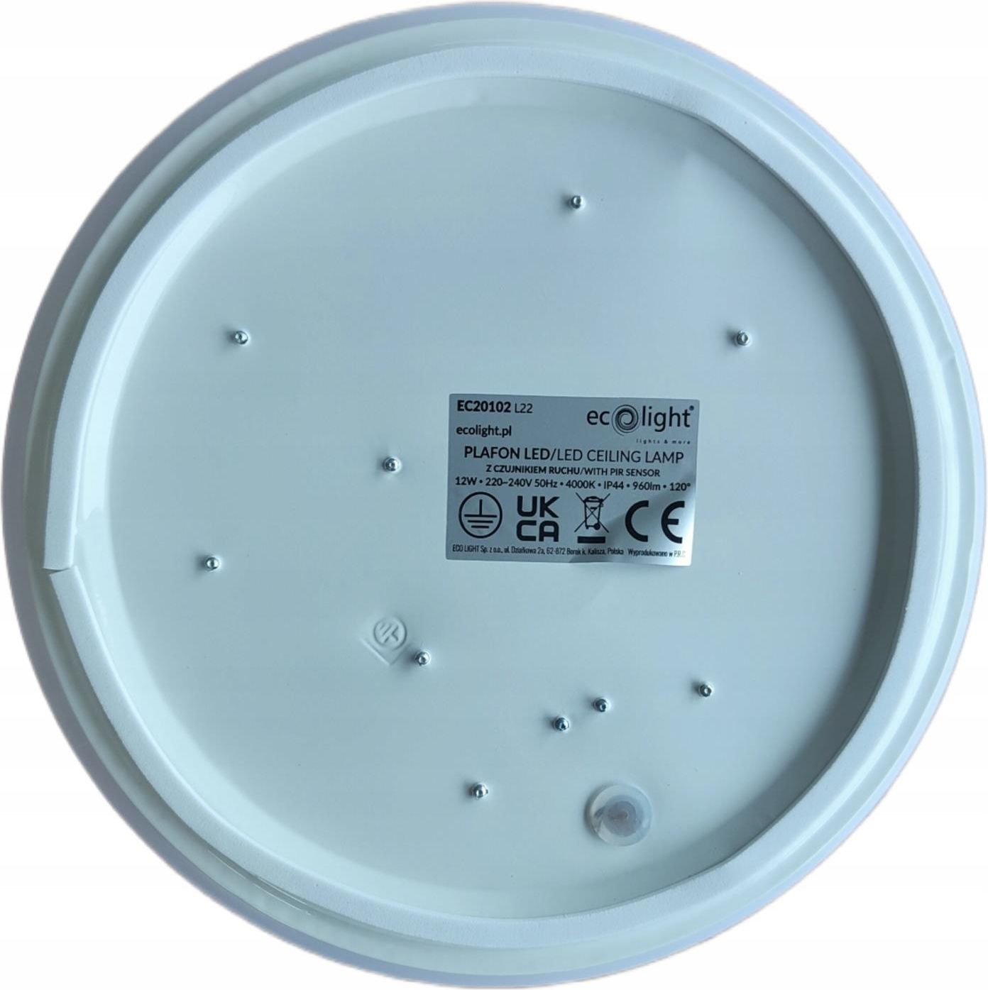 Eco Light Plafon Led 24W Ip44 4000K Neutralna (La014Ec) - Opinie i ...