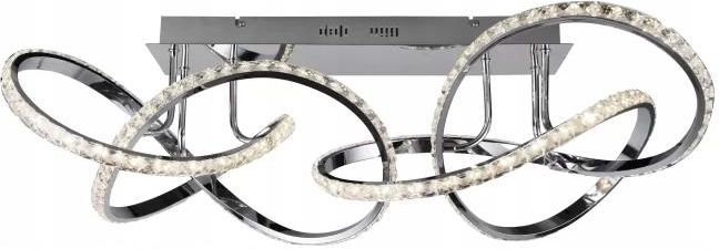 Inna Marka;Wofi Abro Lampa Sufitowa Led Wofi Chrom 91Cm Glamour ...