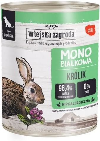 Karma Wiejska Zagroda Monoproteinowa Królik 800G - Ceny i opinie - Ceneo.pl