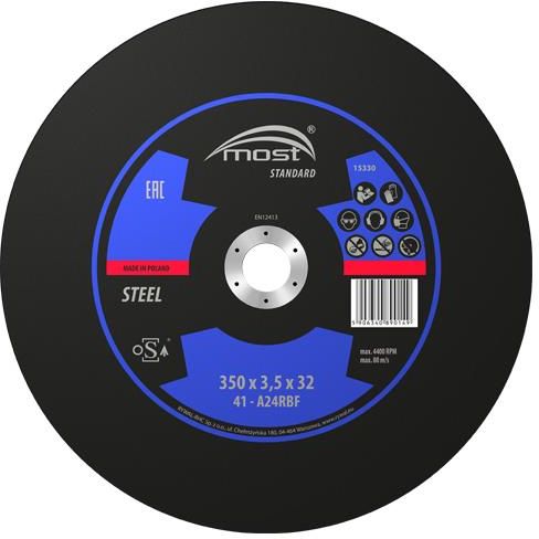Ściernica MOST Standard 41 350x3.5x32 METAL - Opinie i ceny na Ceneo.pl