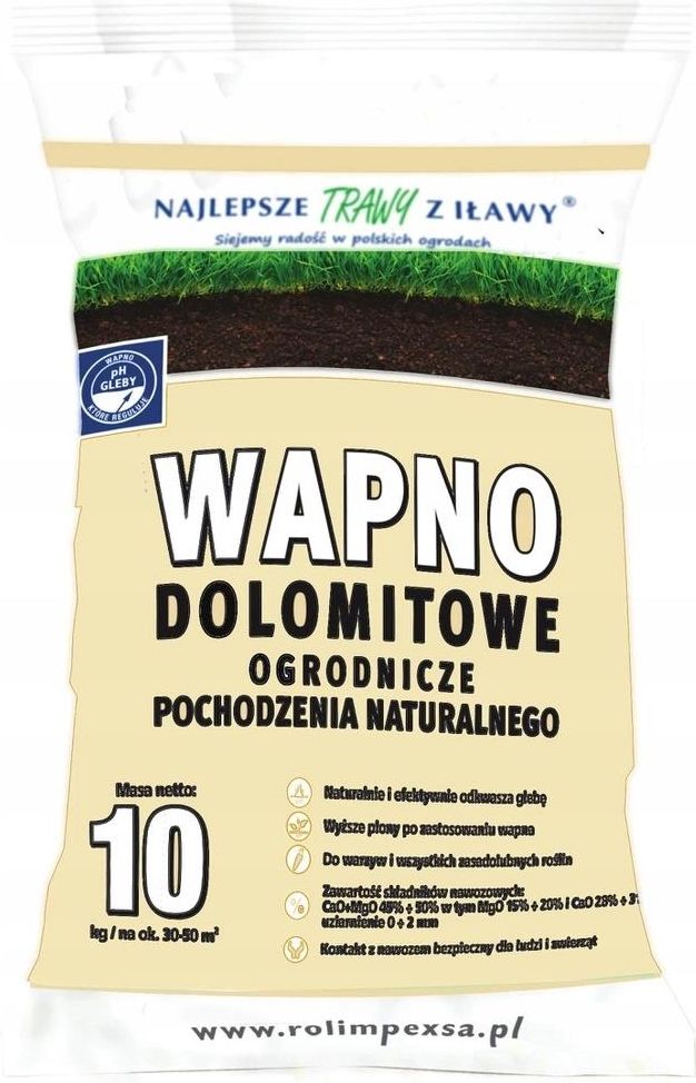 Nawóz Wapno Dolomitowe Wapno 20Kg Ogrodnicze Odkwaszanie - Ceny i ...