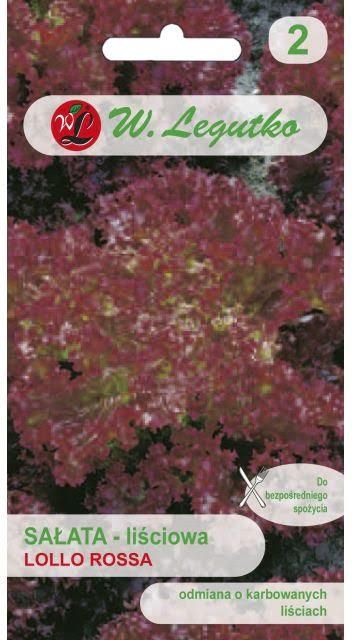 Sałata Liściowa Lollo Rosa Legutko 1G - Ceny i opinie - Ceneo.pl