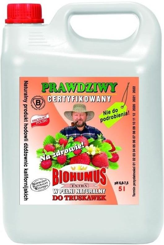 Nawóz Biohumus Extra Truskawka, Poziomka 5L - Ceny i opinie - Ceneo.pl