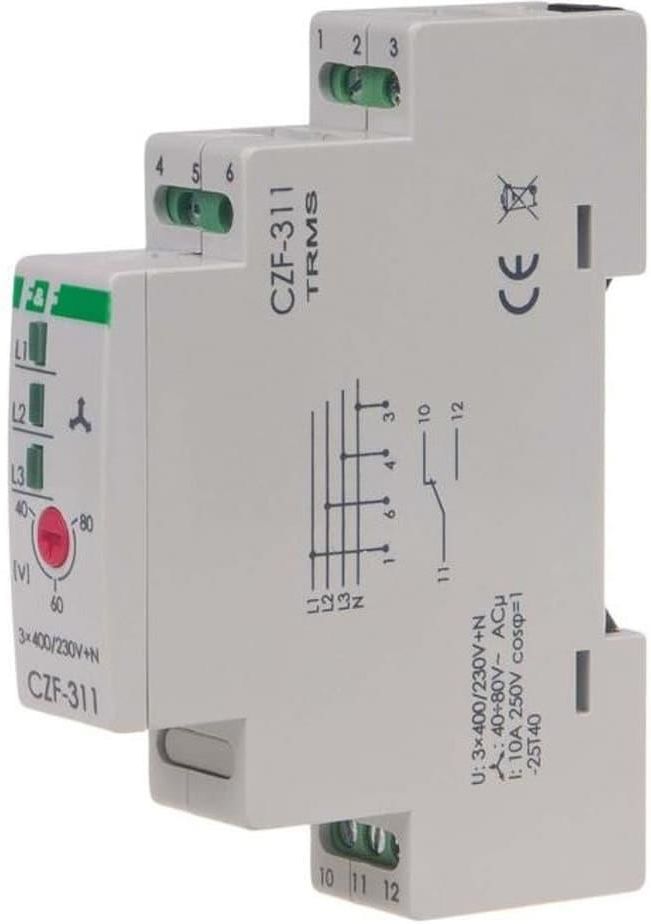 F&F Czujnik Zaniku Fazy Czf-311-Trms Czf311Trms - Opinie i ceny na Ceneo.pl