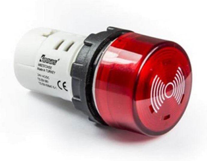 Emas Elektotechnik Buzzer Monoblok 230V Ac 85Db Podświetlany Ip65 Czerwony T0Mbzs220Se - Opinie ...