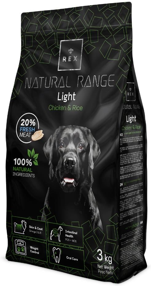 Karma Rex Natural Range Light Chicken & Rice 3Kg - Ceny i opinie - Ceneo.pl