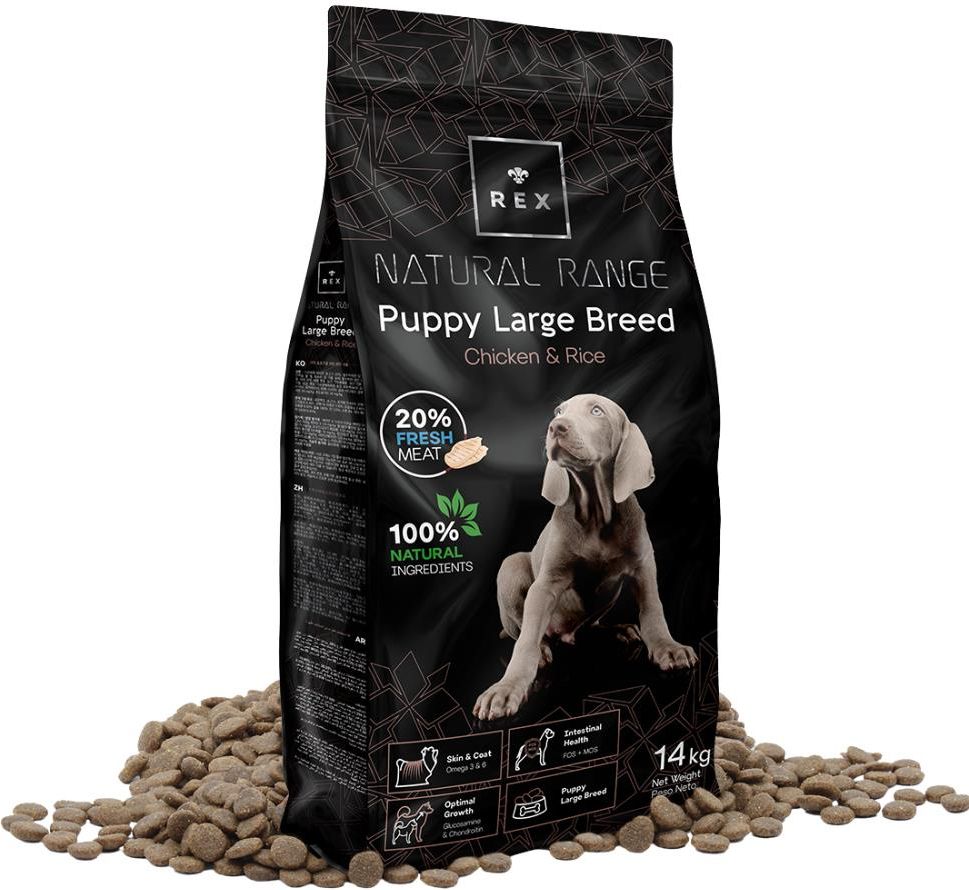 Karma Rex Natural Range Puppy Large Breed Chicken & Rice 14Kg - Ceny i ...
