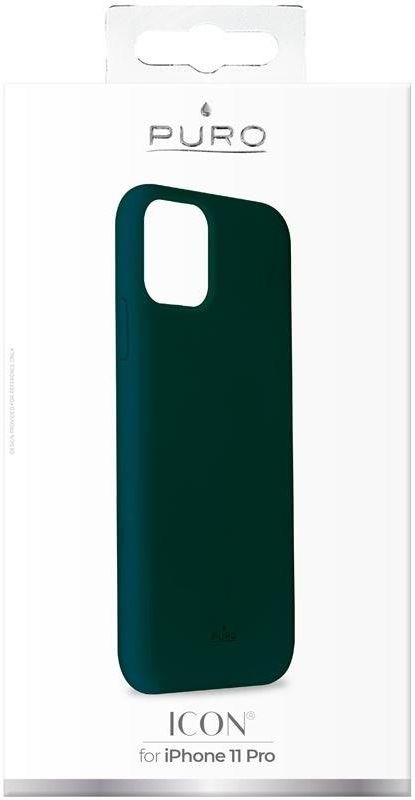 PURO ICON Cover - Etui iPhone 11 Pro (ciemnozielony) SZYBKA DOSTAWA ...