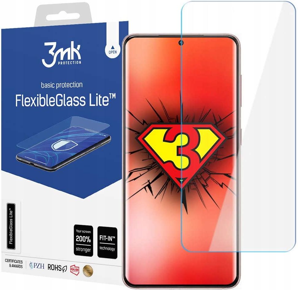 Niepękające szkło hybrydowe 3mk Flexible Glass Lit - Opinie i ceny na ...