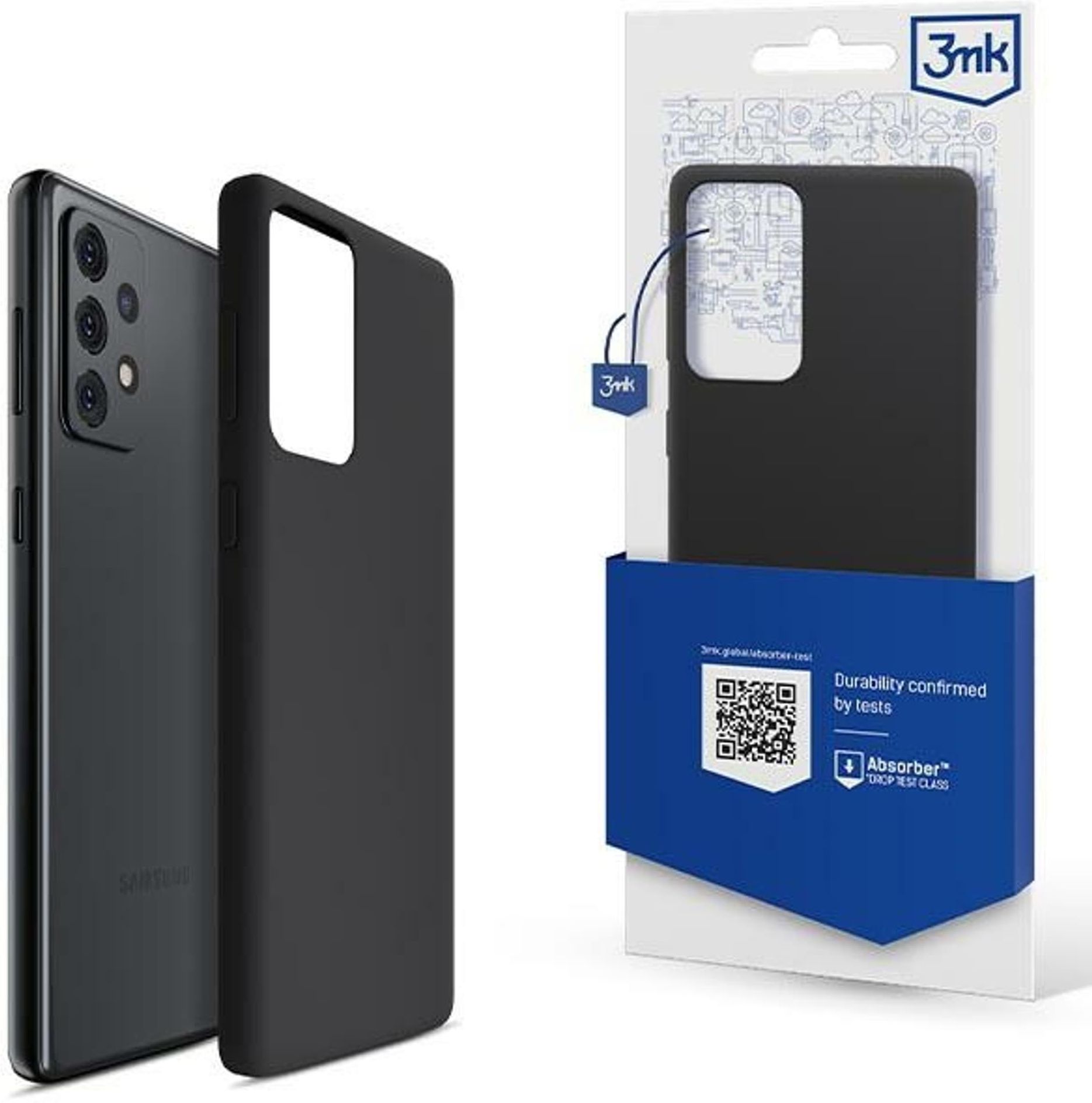3Mk Silicone Case Sam A52 4G/5G A52S 5G Czarny/Black - Etui na telefon ...